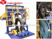 China GS300 Ring Type Automatic Rubber Tyre Packing Machine 150mm OD 500-1000mm for sale