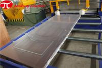 China Strong Tension Horizontal Wrapping Machine With PLC Programmer Controller For Panel And Door for sale