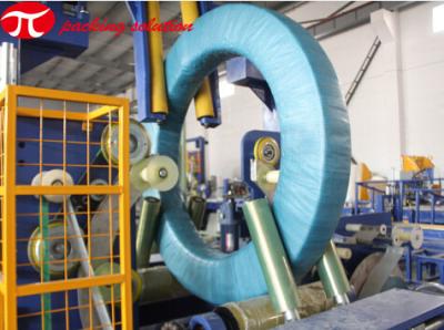 Cina Bobina automatica OD della macchina GS300 800mm di pellicola d'imballaggio di allungamento del filo di acciaio una garanzia di anno in vendita