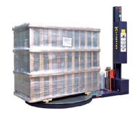 China Automatic Pallet Stretch Wrapping Machine 1500mm Turntable 1500kg Load PLC Control Auto Film Cutter for sale