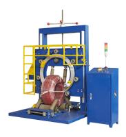 China 2.0kw Corrugated Pipe Coil Packing Machine Wrapping Machine 500mm Height for sale