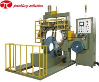 China 1200mm Coil OD Automatic Wrapping Machine Motor Driven Conveyor Coil Packaging Line for sale