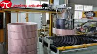 China OD 1500mm Copper Coil Wrapping Machine with Automatic Shifting Station Customized for sale