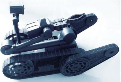 China Rubber tracked robot chassis/robot undercarriage for sale