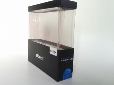 China Aangepaste Duidelijke Plastic Verpakkende Dozen, het Vernissen/de Uvdozen van Deklaag Plastic Clamshell Te koop