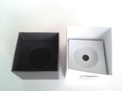 China Rigid Mini Bluetooth Speaker Electronics Packaging , Hot Stamping Coated Paper Packaging With EVA Foam for sale
