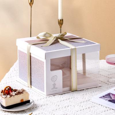 中国 Bestyleのクリア ビューの注文の印刷されたケーキ包装箱Papercard 販売のため