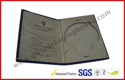 China Rectangle Book Shape Hard Cover Gift Packaging Boxes , Offset Printed CD Holder Gift Packaging Boxes for sale