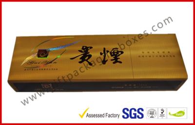 Cina Contenitori di regalo rigidi fatti a mano del sigaro del bordo di rettangolo, pacchetti del sigaro della carta patinata E di abitudine 157g in vendita