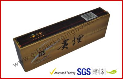 Cina Contenitori di regalo rigidi fatti a mano del sigaro del bordo di rettangolo, pacchetti del sigaro della carta patinata E di abitudine 157g in vendita