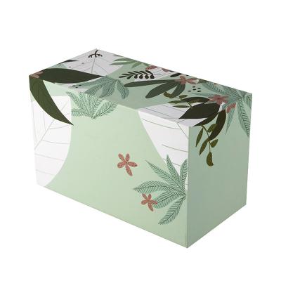 중국 상자 프린팅을 패키징하는 주문 제작된 작은 신선한 색 이중 레이어 드로어 박스 차 선물 판매용