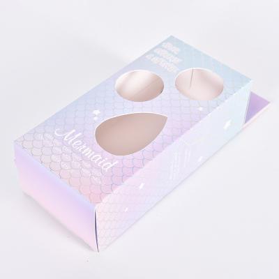 China Corrugated Kraft Paper Color Box White Card Digital Hollow UV Printing Paper Box for sale