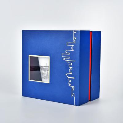 China Kartonhemel en de Doos Vierkant Voor het drukken geschikt Logo Cup Watch Jewelry van de Aardedekking Te koop