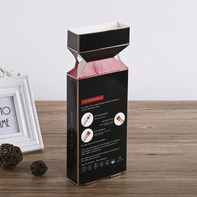 China Customized Makeup Brush Packaging Box Creative Window Opening Shaped Paper Box Wholesale Makeup Brush Set Packaging Box for sale
