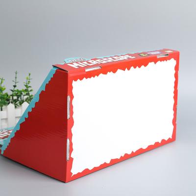 中国 明白な包装の航空機箱の色刷のカスタマイズされた波形のクラフト紙の折りたたみ 販売のため