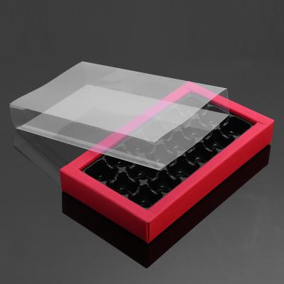 China 18/25 Grid Square Gift Box Chocolate Box Blister Box Colorful Packaging Box Customized for sale