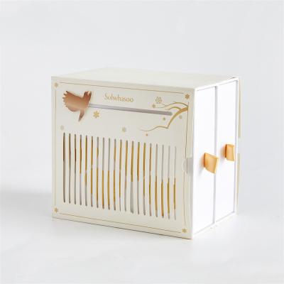 중국 주문을 받아서 만들어진 창조적인 속이 빈 화장품 상자 포장 종이상자 주문을 받아서 만들어진 겹켜 서랍 상자 판매용