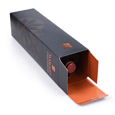 China Caixa Baijiu personalizada, caixa de embalagem de vinho, saco de presente portátil, caixa de vinho, logotipo, carimbo de ouro, caixa de cores personalizada à venda