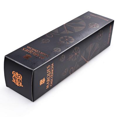 China Caixa Baijiu personalizada, caixa de embalagem de vinho, saco de presente portátil, caixa de vinho, logotipo, carimbo de ouro, caixa de cores personalizada à venda