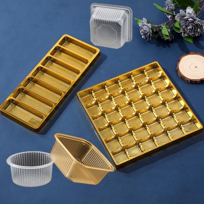 China Mooncake box, PVC packaging, blister inner tray, plastic box, pet tray, blister packaging customization for sale