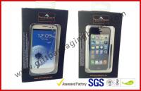 China Rectangle Card Board Packaging , Foil Foldable IPhone 5 / 5s Case Packaging for sale