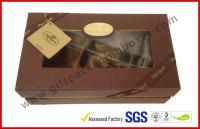 China Clear Windows Chocolate Packaging Boxes , Special Cake Gift Box for sale