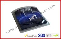 China Folded Cable Transparent Plastic Clamshell Packaging For USB With Paper Insert for sale