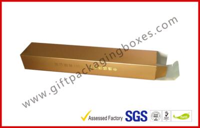 China Long Incense Gold Gift Card Board Packaging Window For Incense Packet for sale