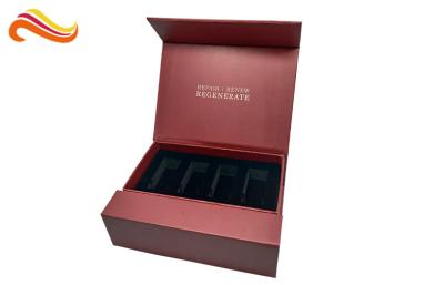 중국 금박, 까만 velet를 가진 EVA 거품을 가진 창조적인 빨간색 자석 선물 포장 상자 판매용