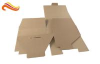 China Disposable Corrugated Paper Box , Corrugated Packaging Box With Square Shape for sale