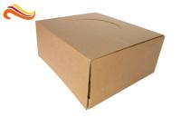 China Disposable Corrugated Paper Box , Corrugated Packaging Box With Square Shape for sale