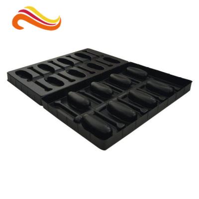 China De rekupereerbare Elektronische Component verpakt het Zwarte Grote Plastic Dienblad van PET/PVC/PS Te koop