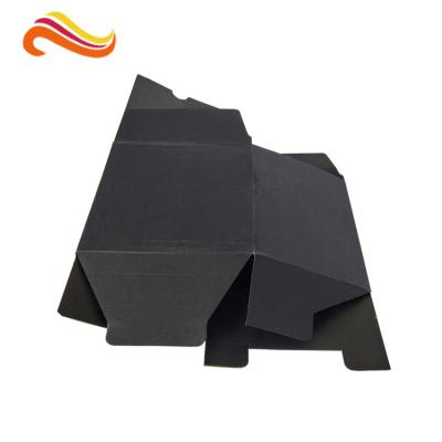 China Black Color Cosmetic Packaging Box Single Wall Custom Printed Corrugated Material for sale