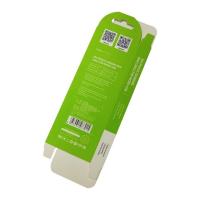 China Electronics Foldable Card Board Packaging Box Matt Lamination Printing With Hook for sale