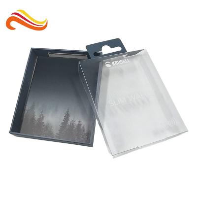 China Custom Logo Printing Plastic Packaging Boxes Blister Type Clam Shell Tray With HOOK for sale