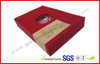 China Square Business Gift Packaging Boxes Drawer Style with EVA Foam Packing for sale