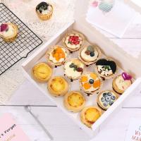 China Customized Recycled Cake Packaging Box With Clear Window for sale