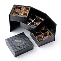 China 2 Layer Empty Chocolate Truffle Boxes Luxury Paper Packaging Paperboard for sale