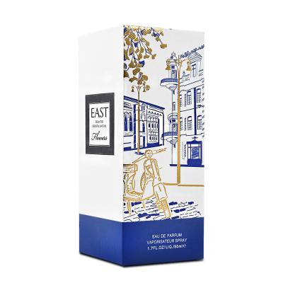 China Square Luxury Gift Packaging Box For Perfumes Bottle Black 1200 Gsm Cardboard for sale