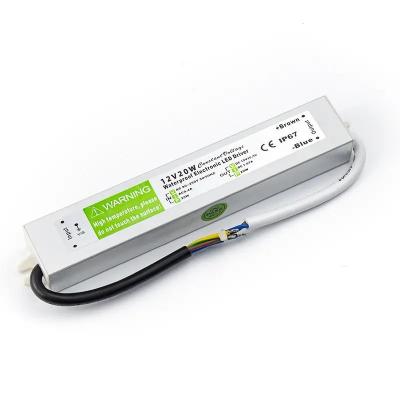 중국 LED 라이트를 위한 20W 1.66A 방수 12번 볼트 전력 공급 판매용