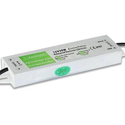 China 30W 2.5A Waterproof LED Power Supply Constant Voltage Mode Power for sale