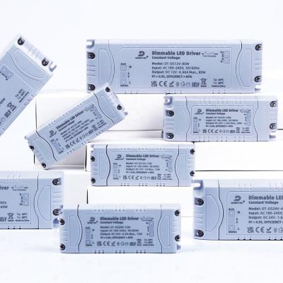 중국 IP20 듀얼 채널은 작은 트라이액 광도 조절이 가능한 주도하는 드라이버 180-240V DC 12V 24V를 선정합니다 판매용
