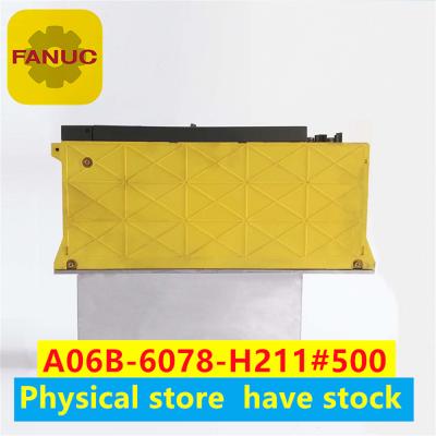 China Original FANUC A06B-6078-H211#500 AC Servo Amplifier with CE Certified for CNC Systems for sale