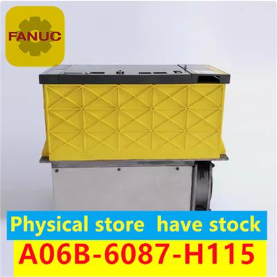 China High Efficiency A06B-6087-H115 Power Supply Module with 17.5kW Output for CNC Machining Centers and Lathes for sale
