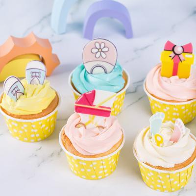 Cina muffa del silicone dei vestiti del bambino di 2MM, muffe bianche del cioccolato di cottura dei piedi del bambino in vendita