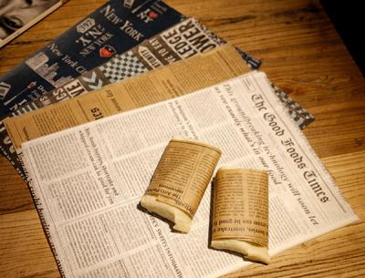 Cina Carta d'imballaggio stampata dell'involucro del panino della carta oleata di prodotto da forno impermeabile al grasso in vendita
