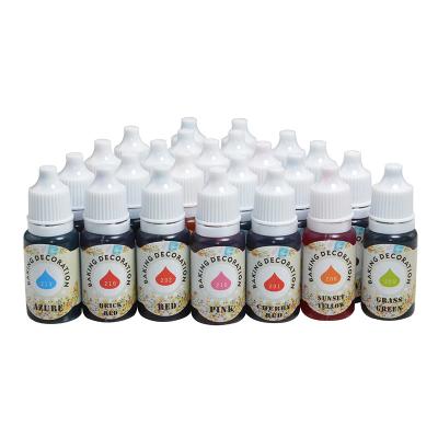 Cina Colorante alimentare della tintura del gel del blu reale, gel di colorante alimentare del dolce 24 mesi di durata di prodotto in magazzino in vendita