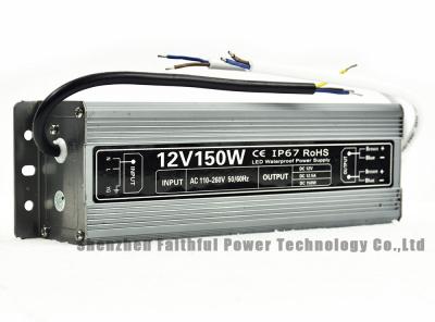 China DC12V DC24V IP67 150W Waterproof LED Power Supply 12V 24V 12.5A 6.25A LED RGB Outdoor Power Supply for sale