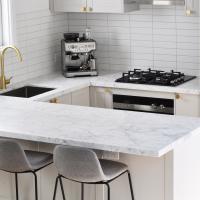 China Wholesale Matte Lacquer Shaker Kitchen Cabinets 18mm MDF Custom Sizes for sale