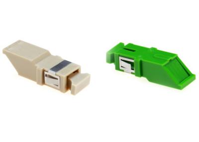 China SC FIBER OPTIC ADAPTER WITH SHUTTER for sale